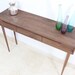 Console Table With 3 Drawers and 4 Legs in Solid American Oak or Walnut ...