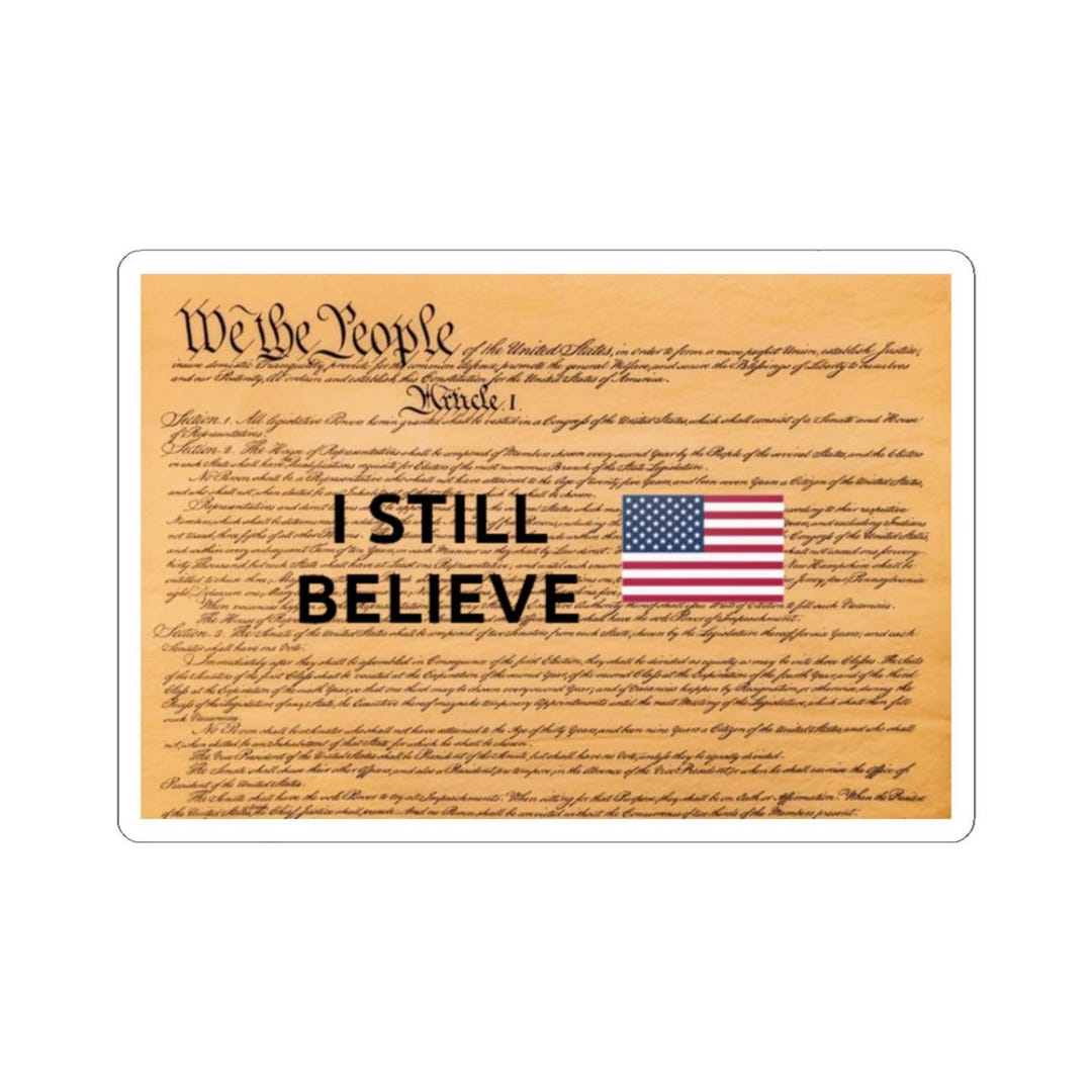 Patriotic Stickers, USA Constitution Flag Decals, American Pride Laptop ...