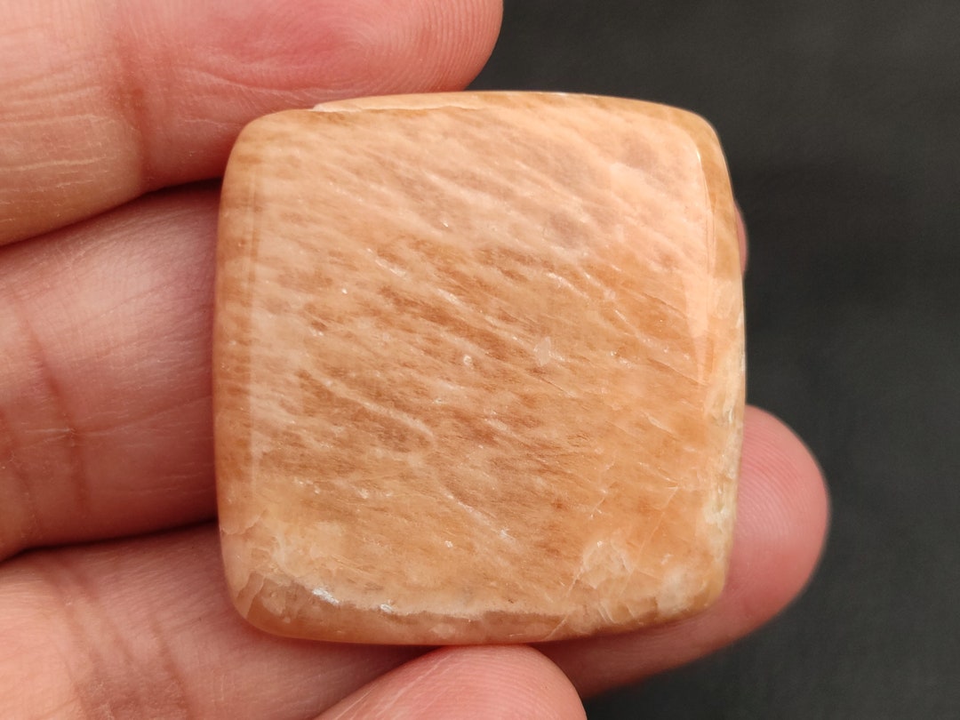 Natural Peach Amazonite Cabochon, Peach Amazonite Gemstones, 58 CTS ...