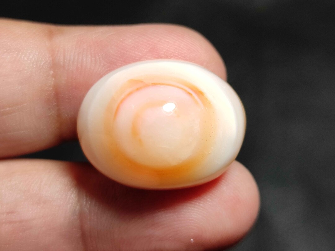 Natural Banded Bull Eye Agate Cabochon, Aqeeq Eye Agate Cabochon ...