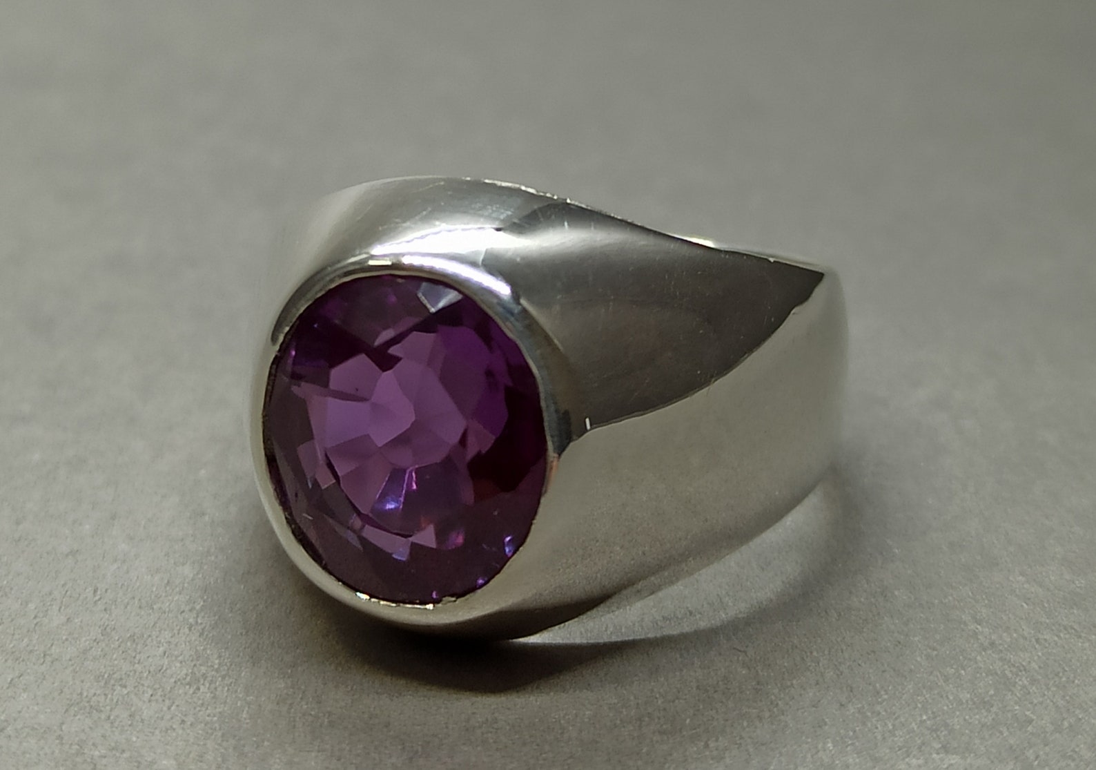 Rare Alexandrite Ring Alexandrite Mens Ring Sterling Silver - Etsy