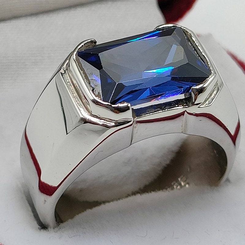 Mens Zircon Rings Orange - Etsy