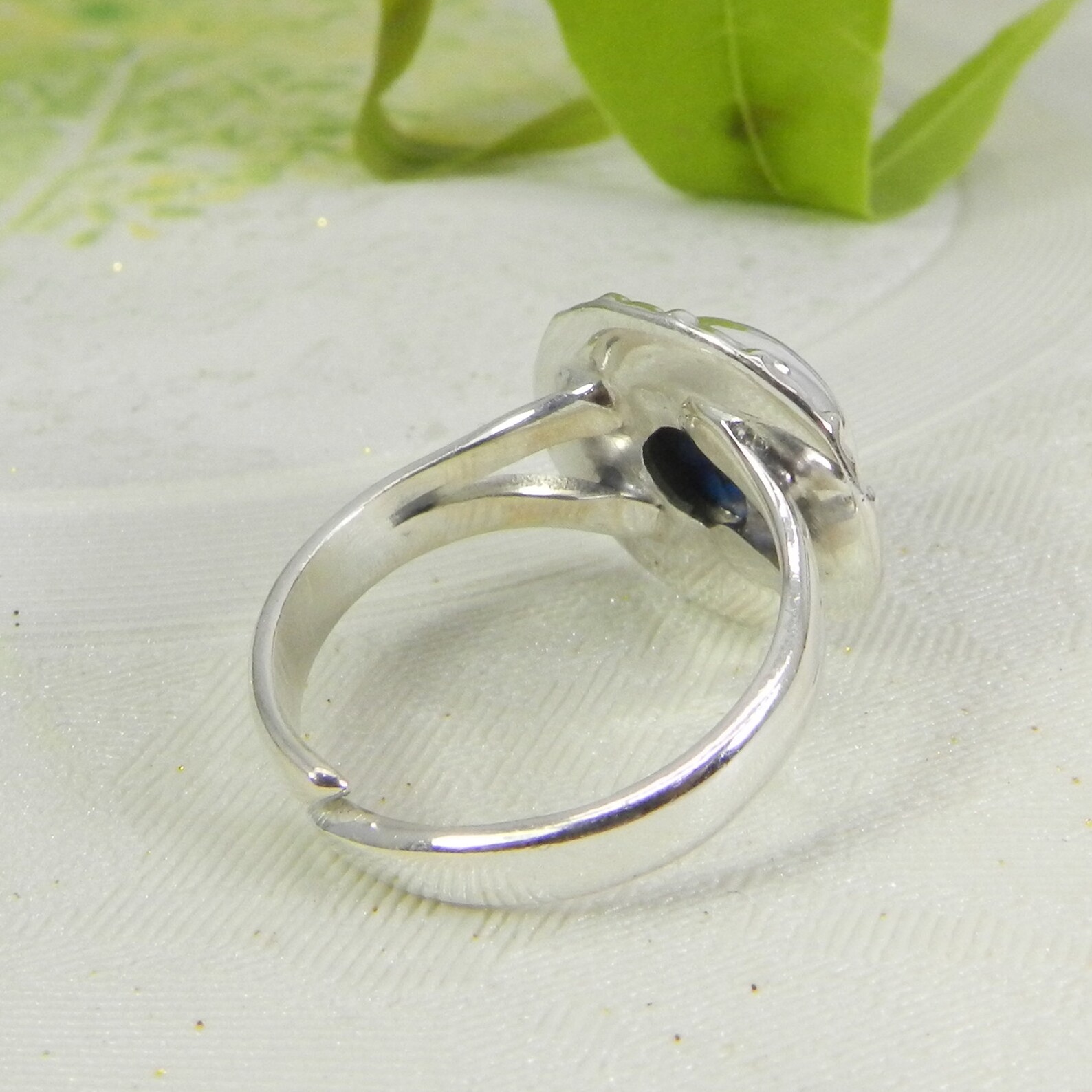 Designer Ring Copper Turquoise Ring Split Band Ring Blue | Etsy