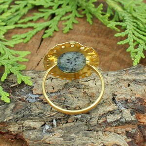 K2 Jasper Ring Sterling Silver Ring Oval Ring Handmade - Etsy