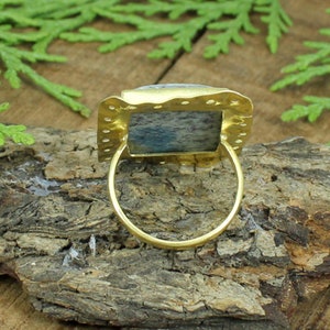 Sterling Silver Ring K2 Jasper Ring Rectangle Ring Handmade - Etsy