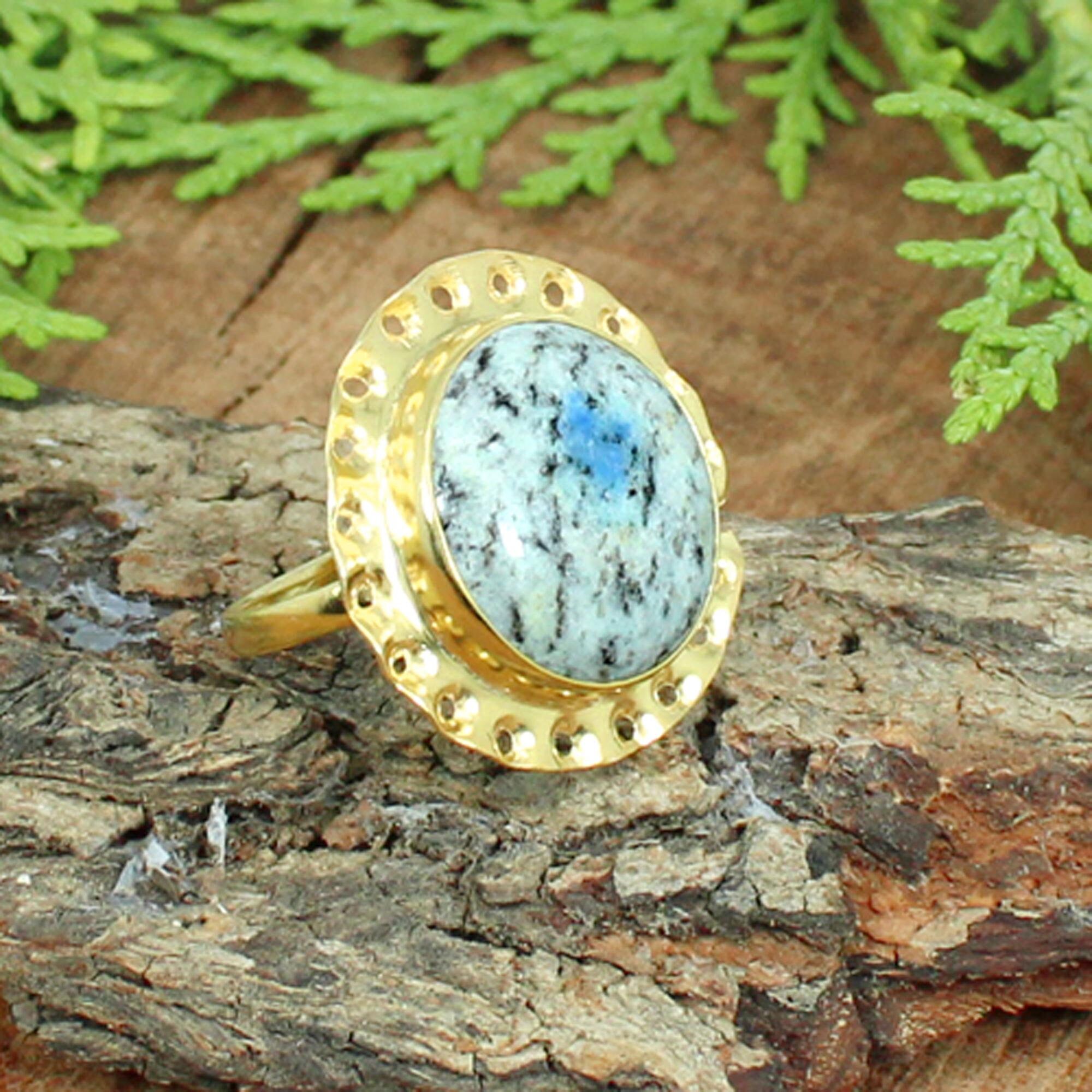 K2 Jasper Ring Jasper Ring K2 Ring Jasper Jewelry Round | Etsy