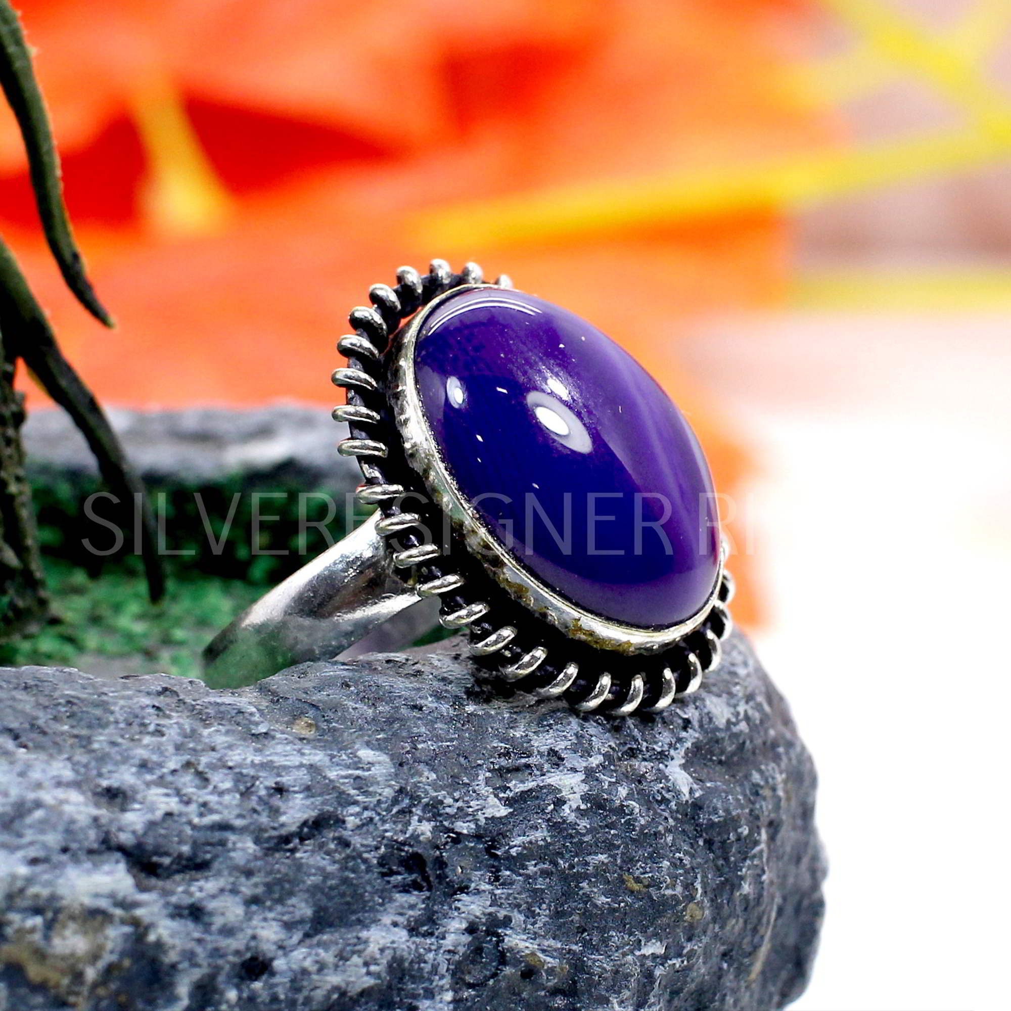Agate Stone Ring