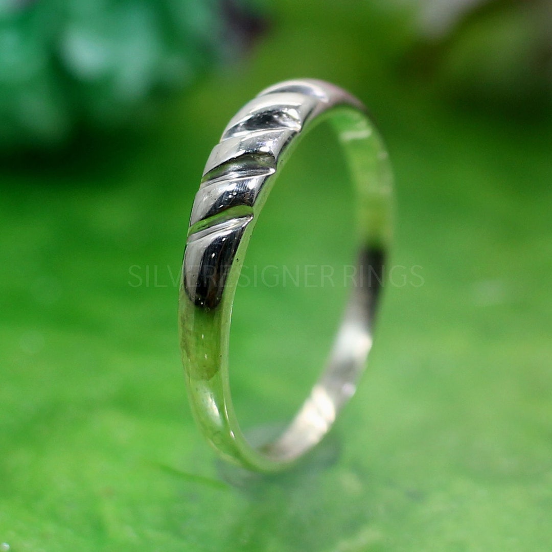 Simple Silver Thumb Ring Minimalist Ring Sterling Silver - Etsy