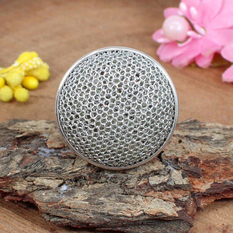 Handmade 925 Sterling Silver Ring Nepali Rings Wide Band - Etsy