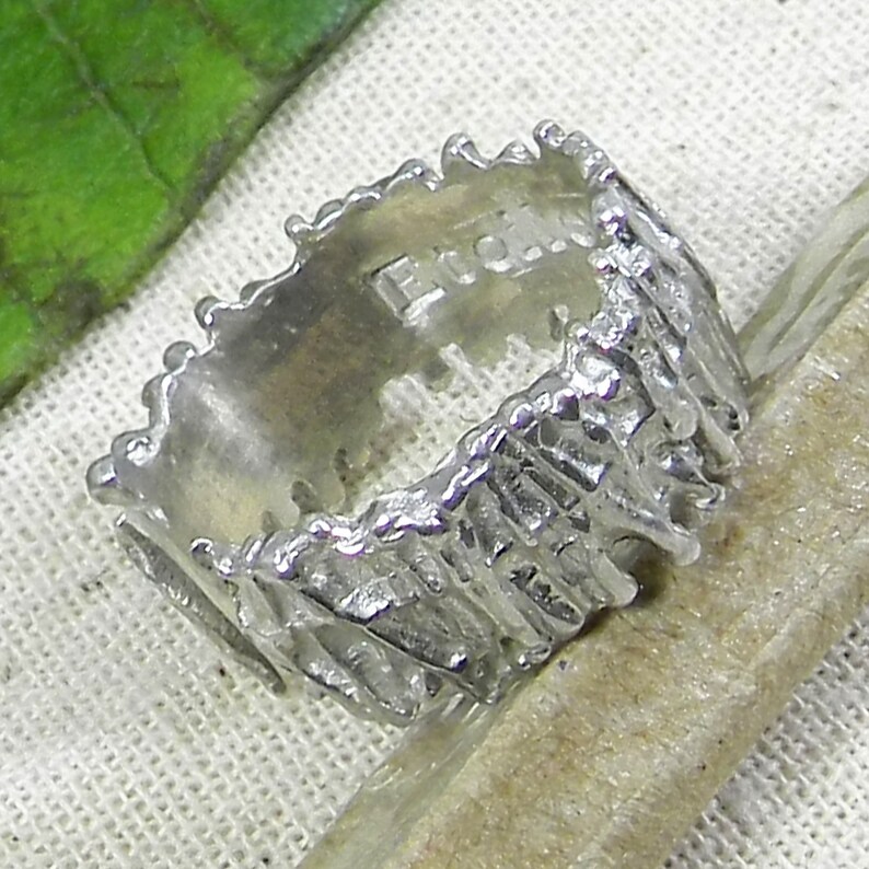 925 Sterling Silver Ring Wire Ring Cuff Ring Wide Band - Etsy
