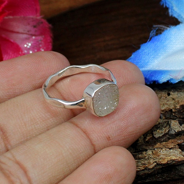 Druzy Ring - Etsy