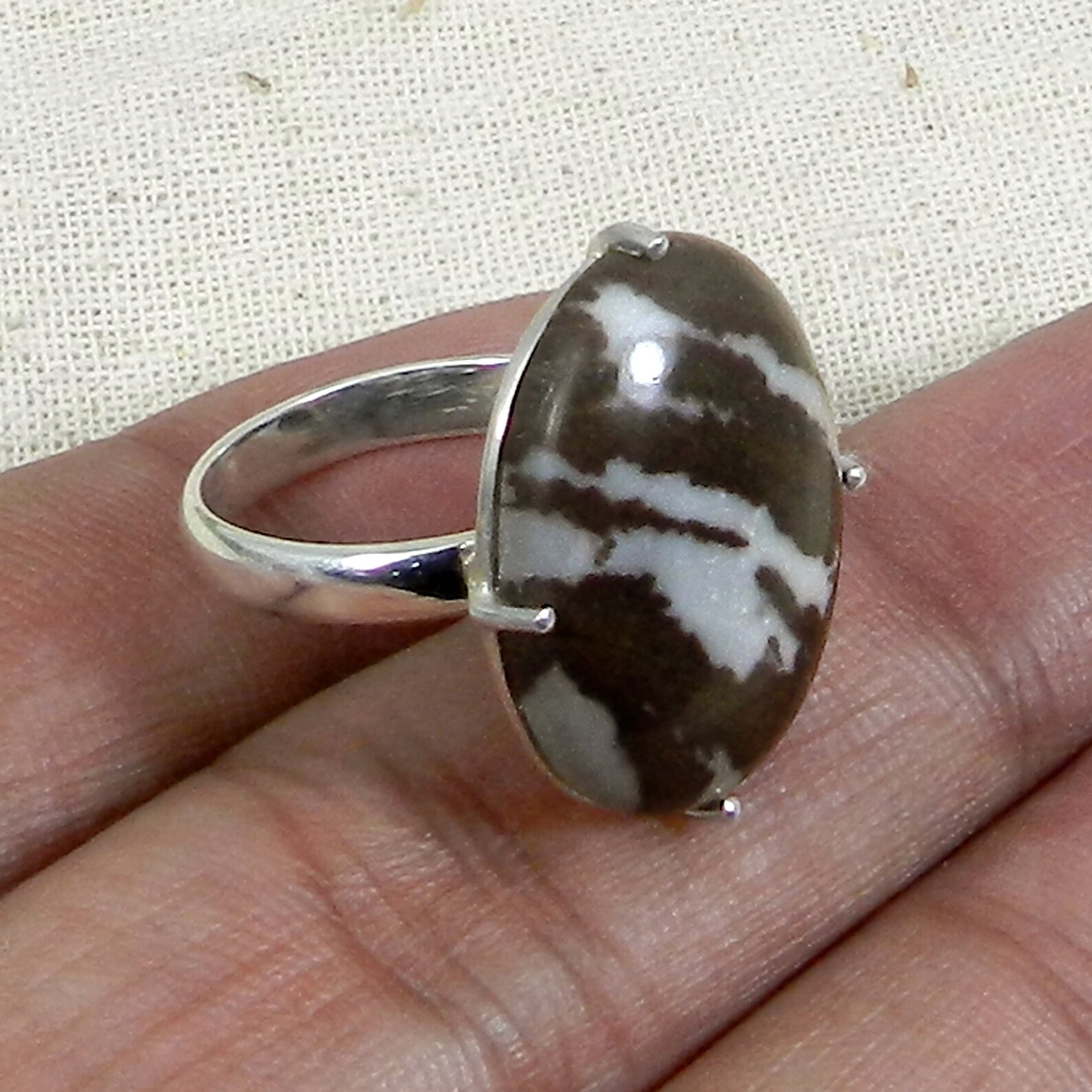 Outback Jasper Ring Designer Ring Handmade Ring Cabochon | Etsy
