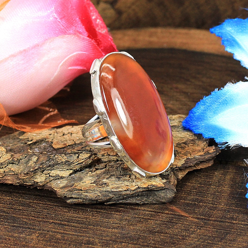 Sardonyx Ring - Etsy