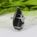 Septarian Ring Septarian 23x12mm Pear Gemstone Ring Prong - Etsy