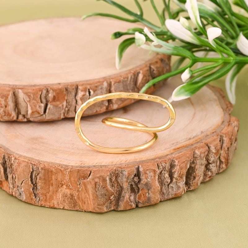 Alphabet Finger Ring - Etsy