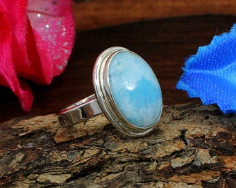 Blue Stone Ring - Etsy