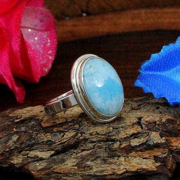 Blue Stone Ring - Etsy