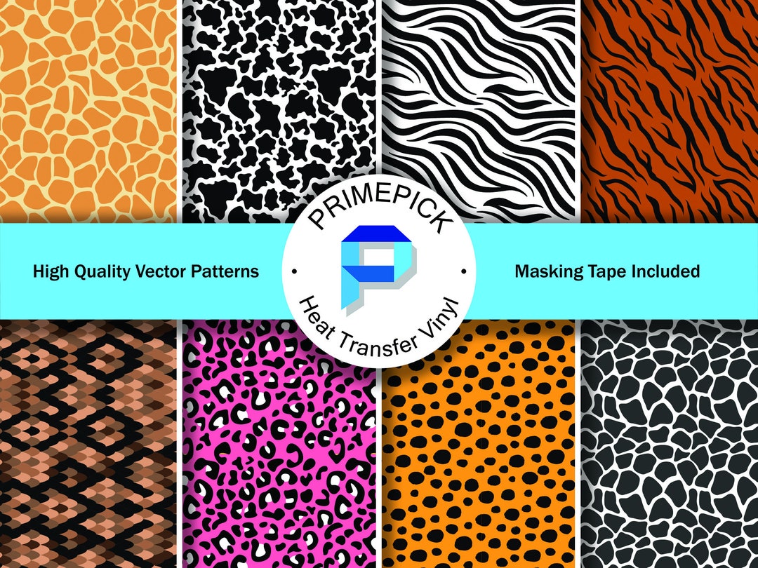 Animal Pattern Heat Transfer Vinyl, HTV - Etsy
