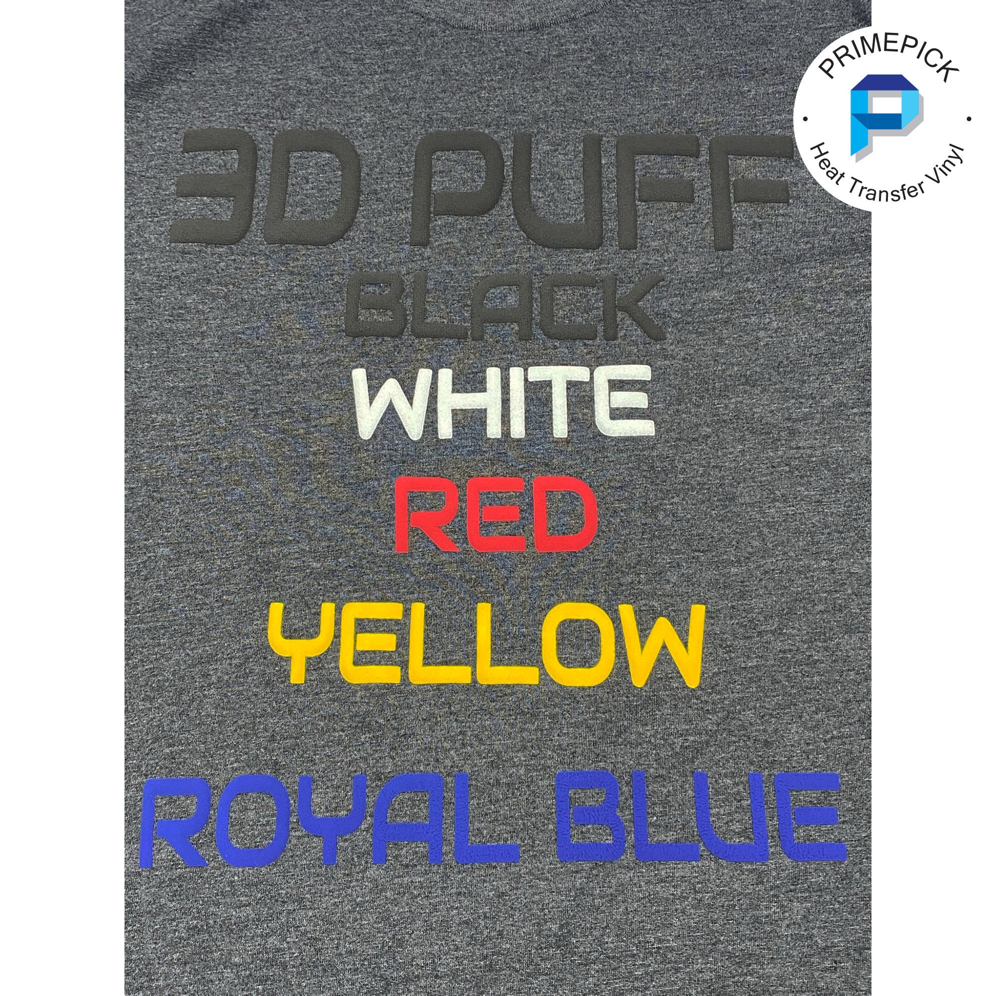 3D Puff HTV Press Ready Version single Color Only | Etsy