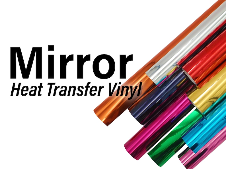 Foil, Mirror HTV, Iron On, Silhouette, Cricut 20 Inch X 15 Feet - Etsy