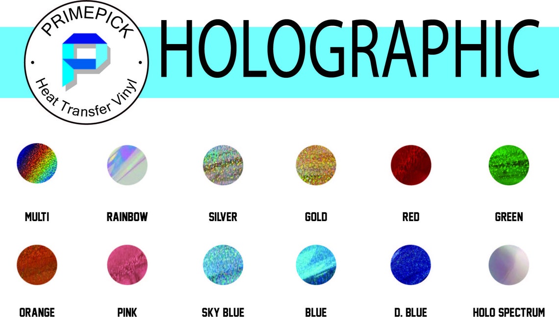 Holographic HTV, Heat Transfer Vinyl, Cameo, Cricut, Sheets - Etsy