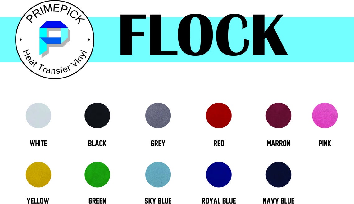 Flock Heat Transfer Vinyl, HTV, Cricut, Cameo, Silhouette Sheet - Etsy