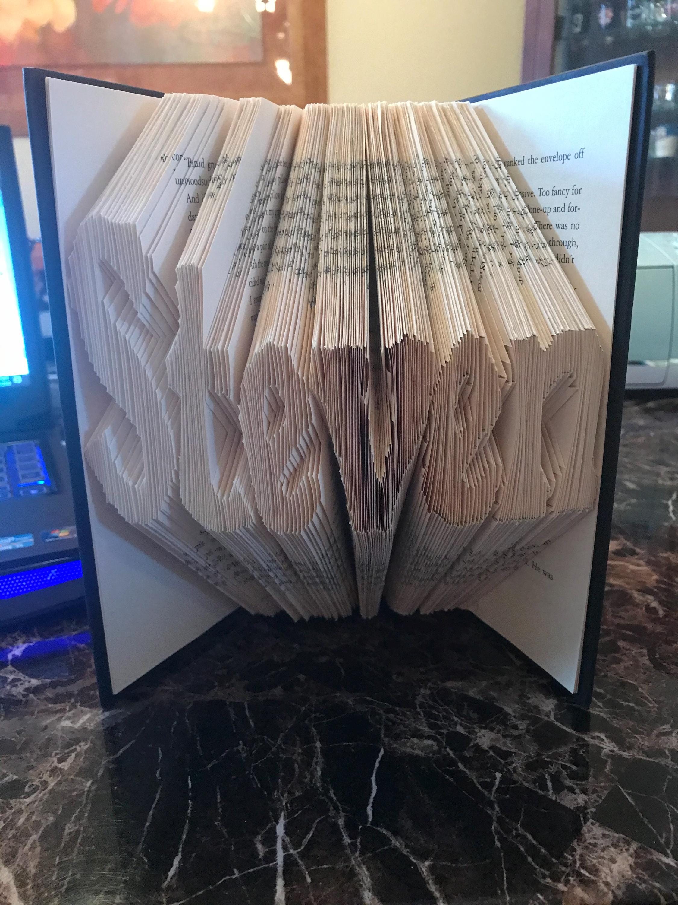 Personalized Folded Book - Etsy