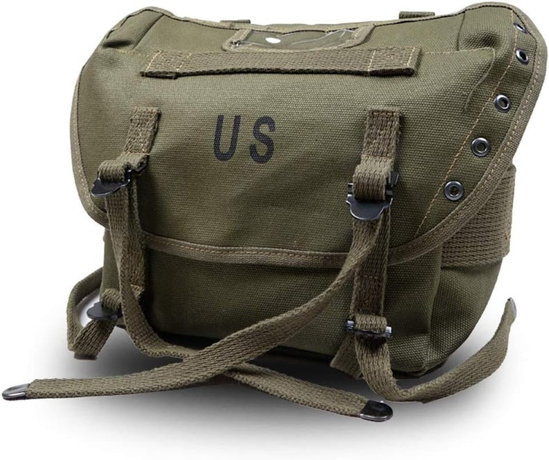 US Army M1956 Butt Pack Vietnam War Era Field Pack Combat Web Gear Bag ...