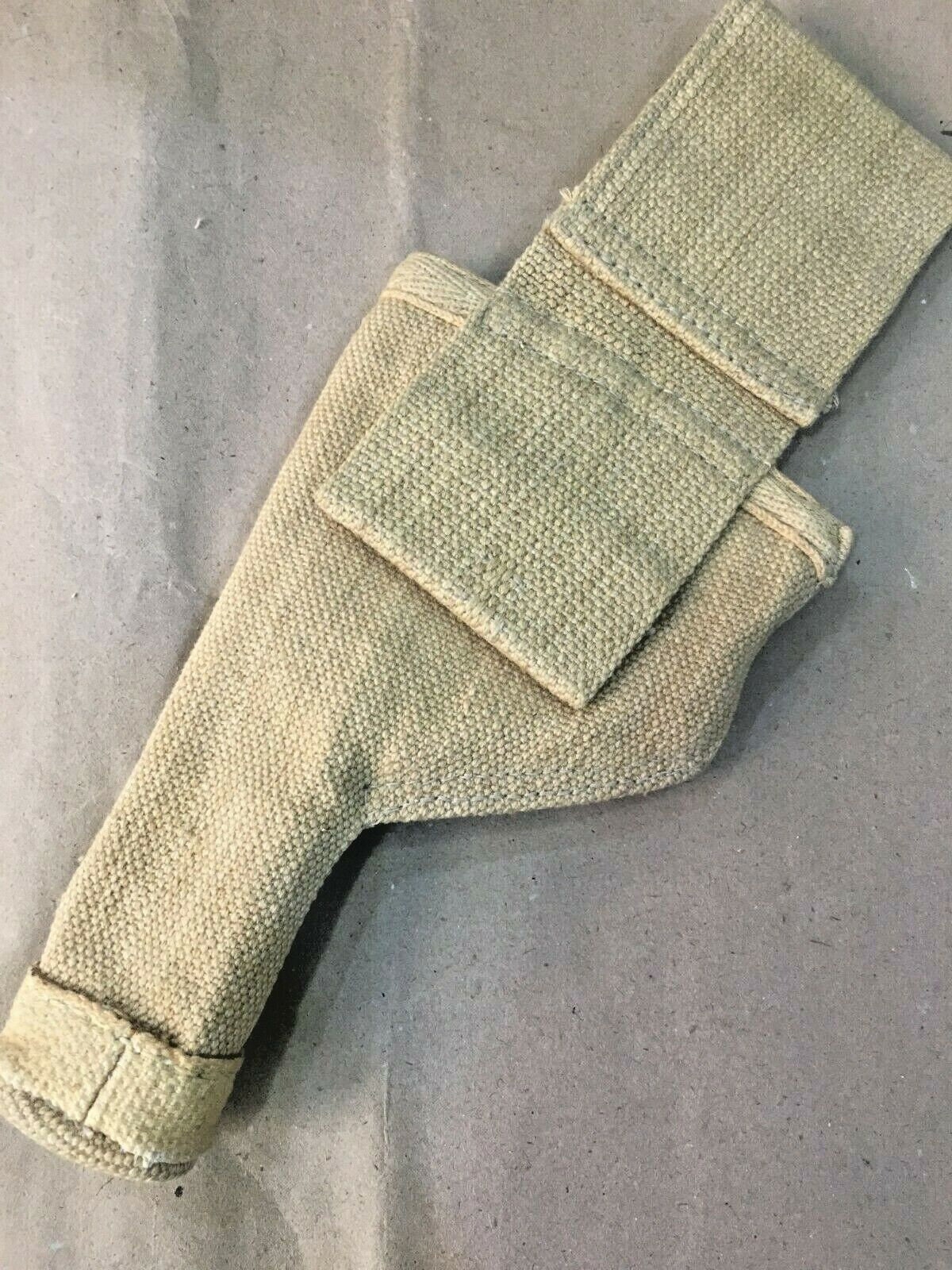 British Tanker 455 Webley Canvas Holster With Shell Loops WWII 1937 ...