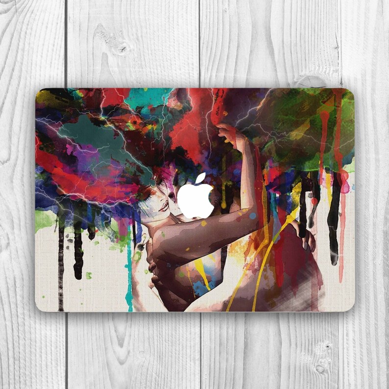 Abstract Art Macbook Skin Macbook Air 13 Decal Woman Man | Etsy
