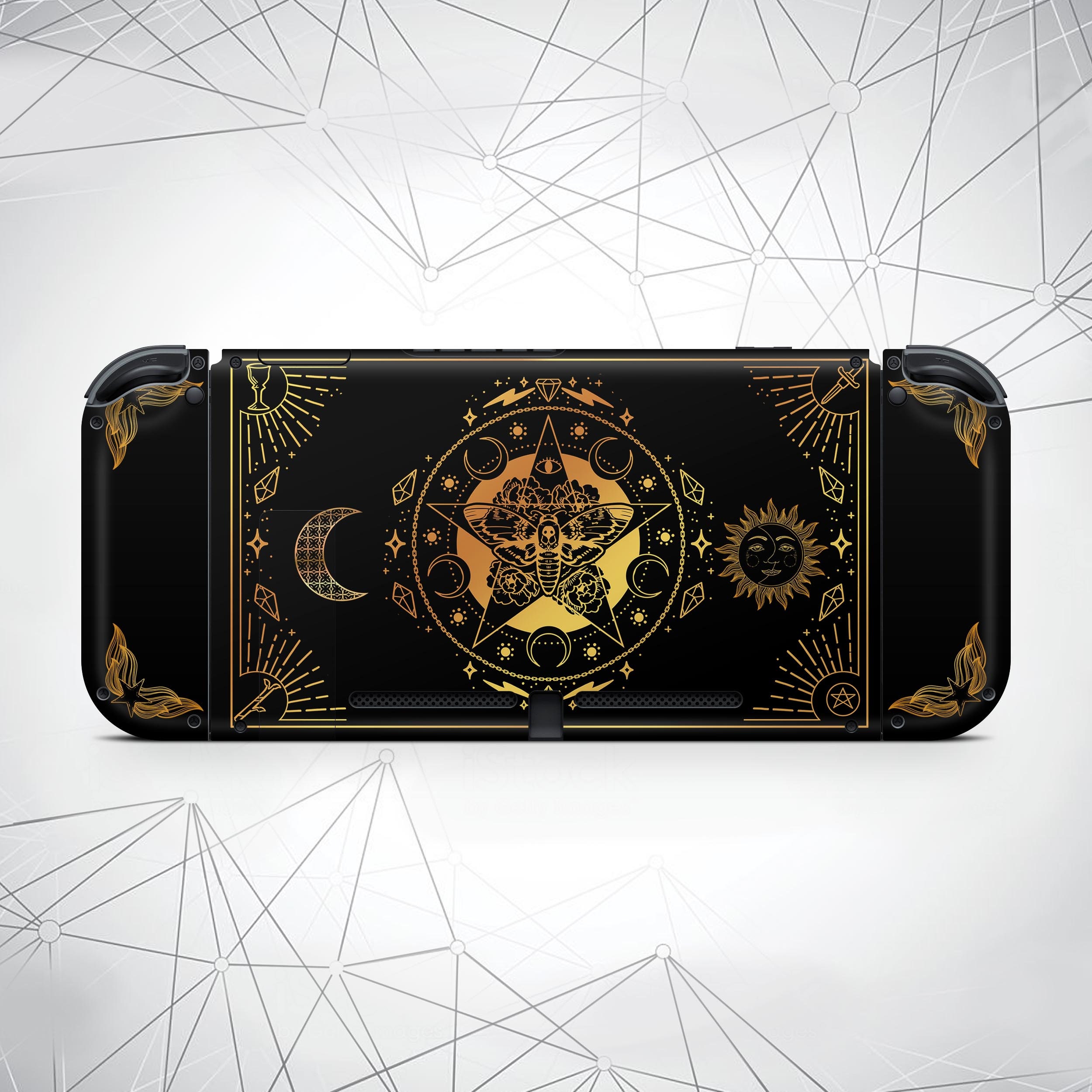 Nintendo Lite Skin Tarot Card Switch Lite Decal Moon Joycon | Etsy