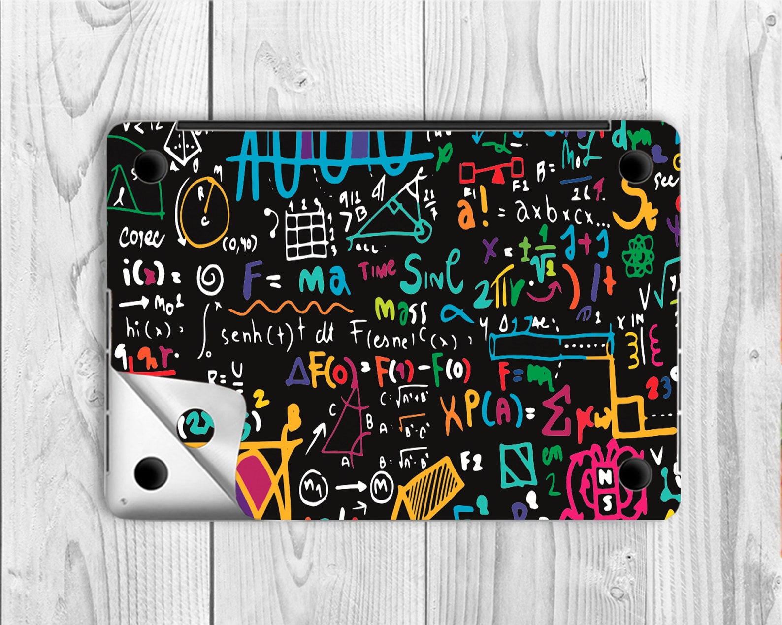 Macbook Decal Math Art Print Mac Pro 16 Skin Color Science - Etsy
