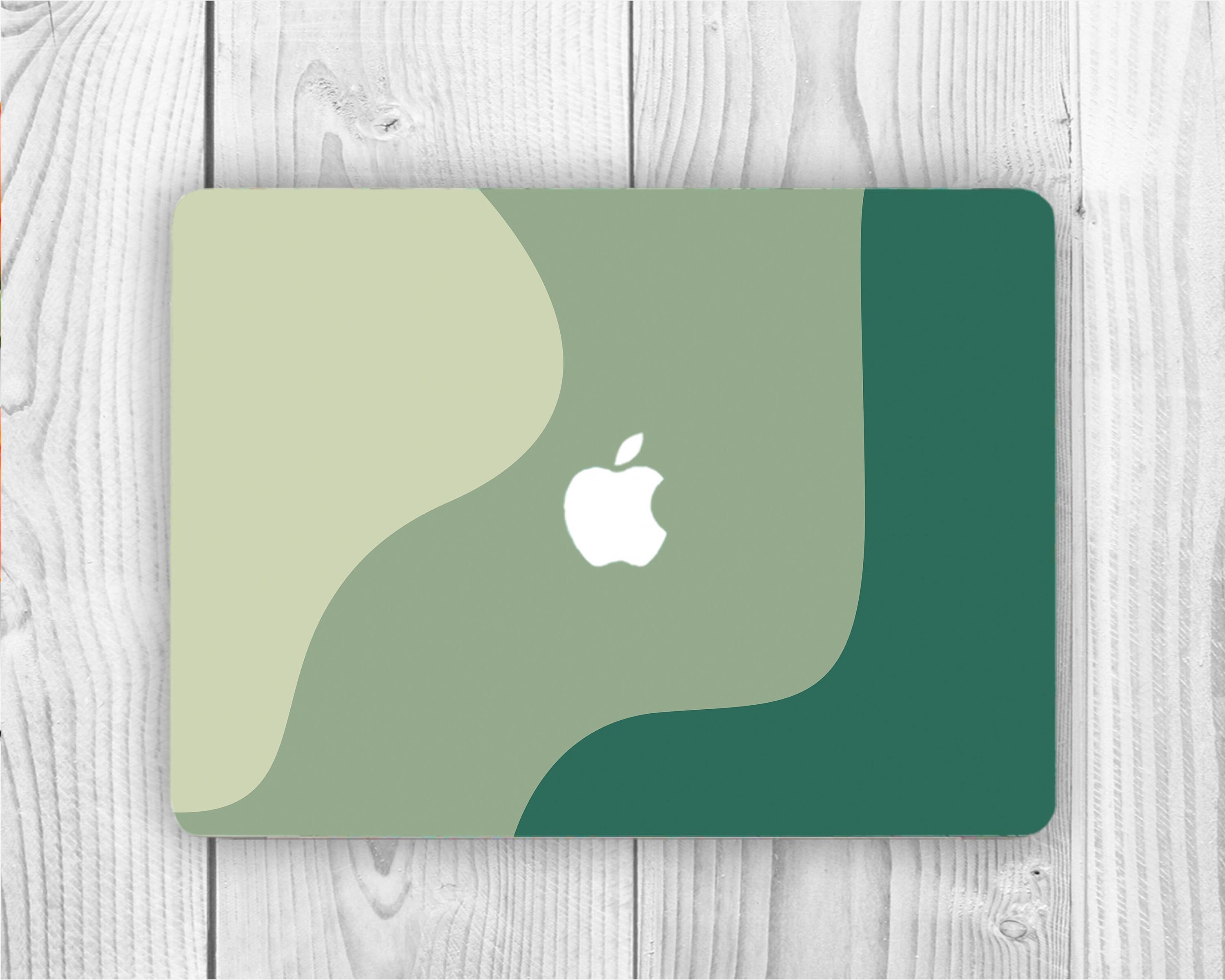 Macbook Skin Gradual Green Marble Macbook Air 13 2020 Abstract - Etsy