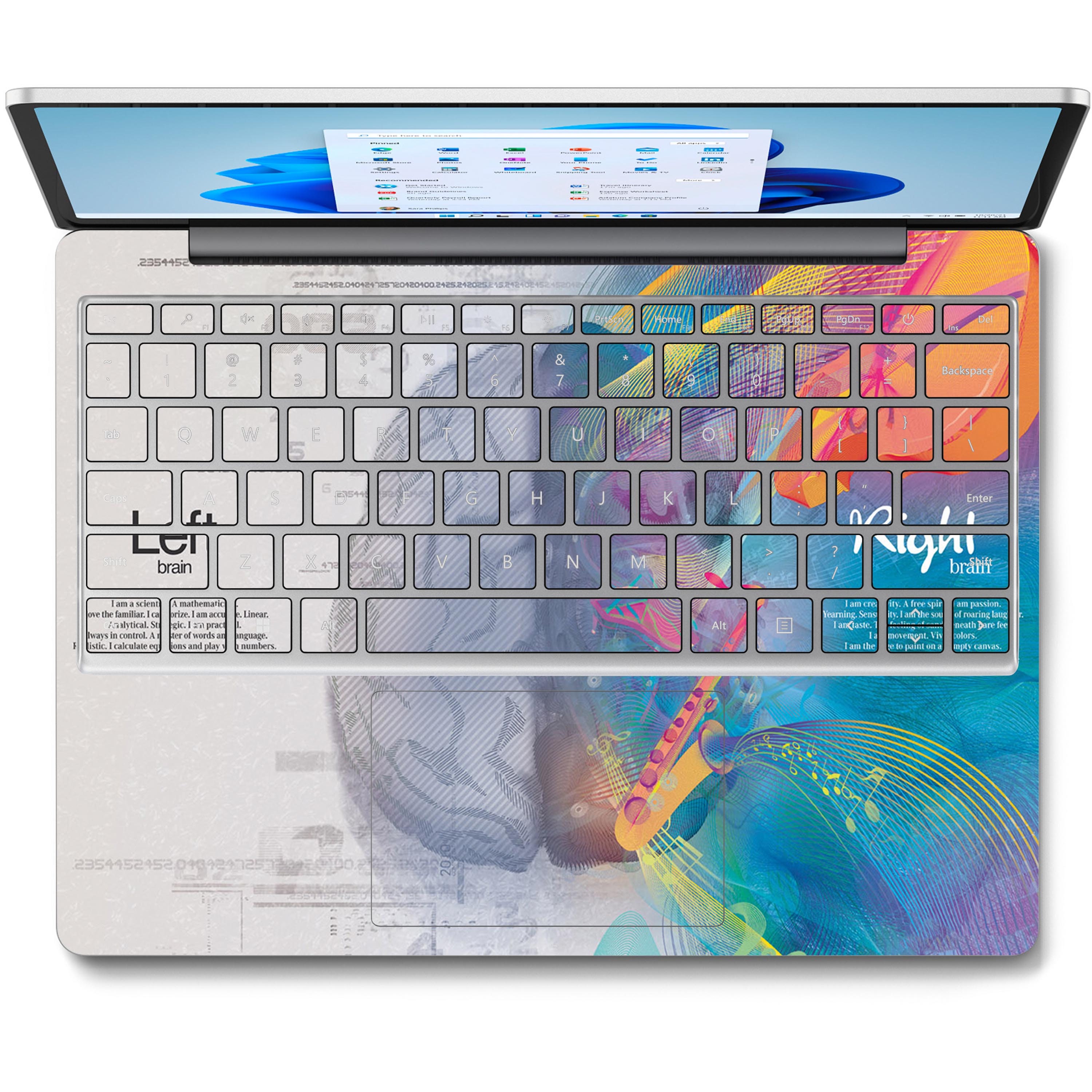 Right Left Brain Surface Laptop Skin Laptop Go Skin Laptop 4 3 - Etsy ...
