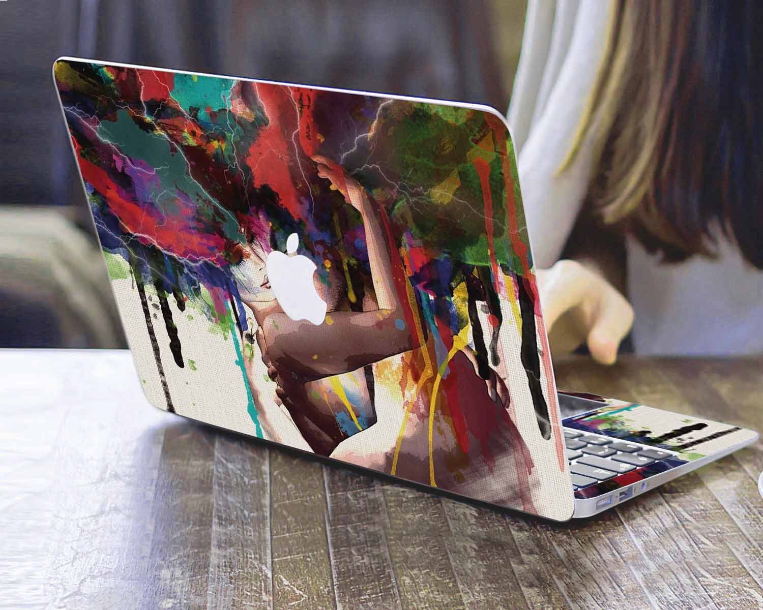 Abstract Art Macbook Skin Macbook Air 13 Decal Woman Man | Etsy