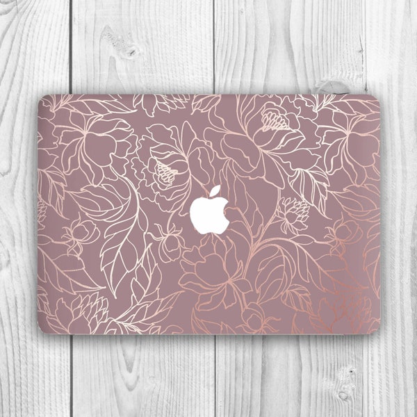 Flower MacBook Decal - Etsy