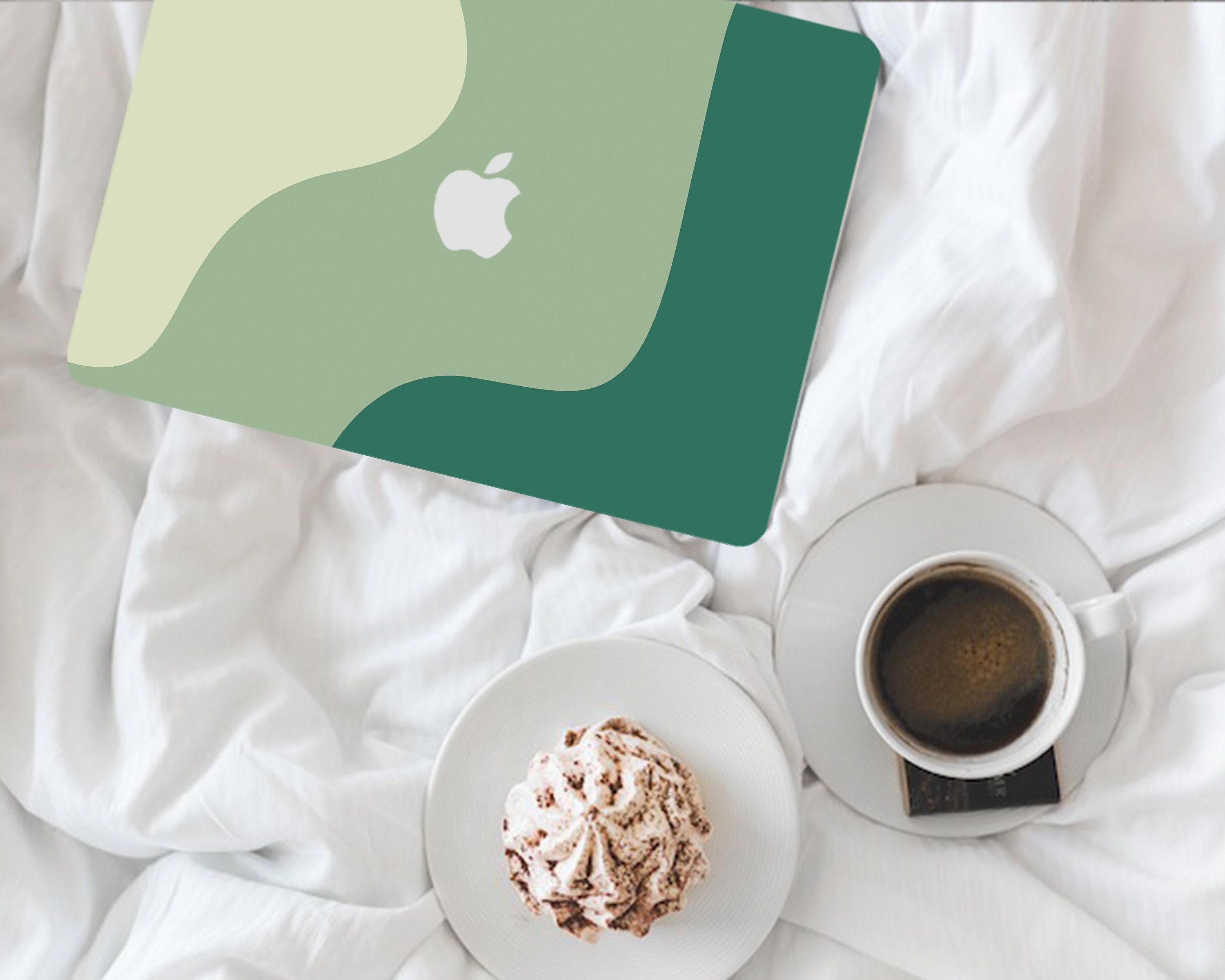 Macbook Skin Gradual Green Marble Macbook Air 13 2020 Abstract - Etsy