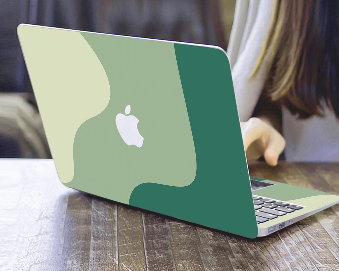 Macbook Skin Gradual Green Marble Macbook Air 13 2020 Abstract - Etsy