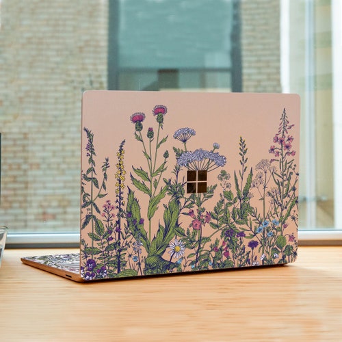 Microsoft Surface Laptop 3 Skin Top Sticker Red Surface Book - Etsy