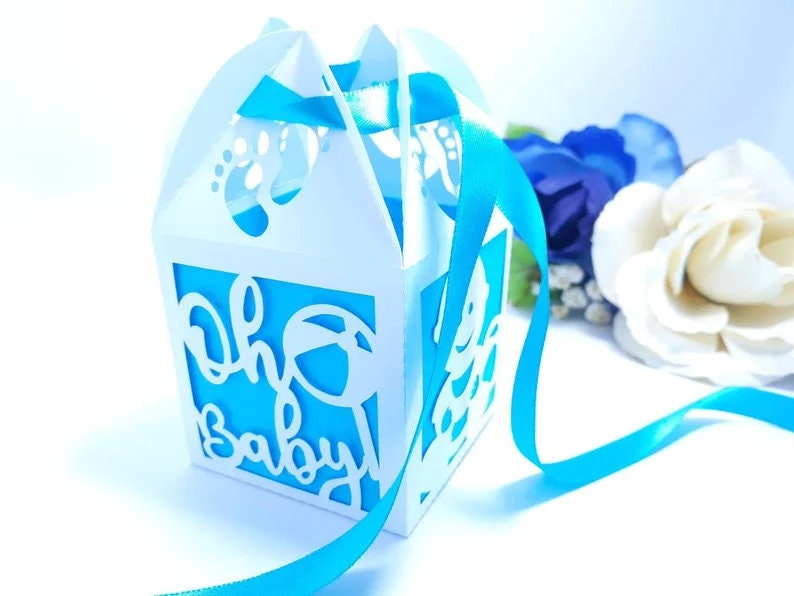 Svg Box Template Baby Shower Oh Baby DIY SVG Cutting File DXF - Etsy Canada