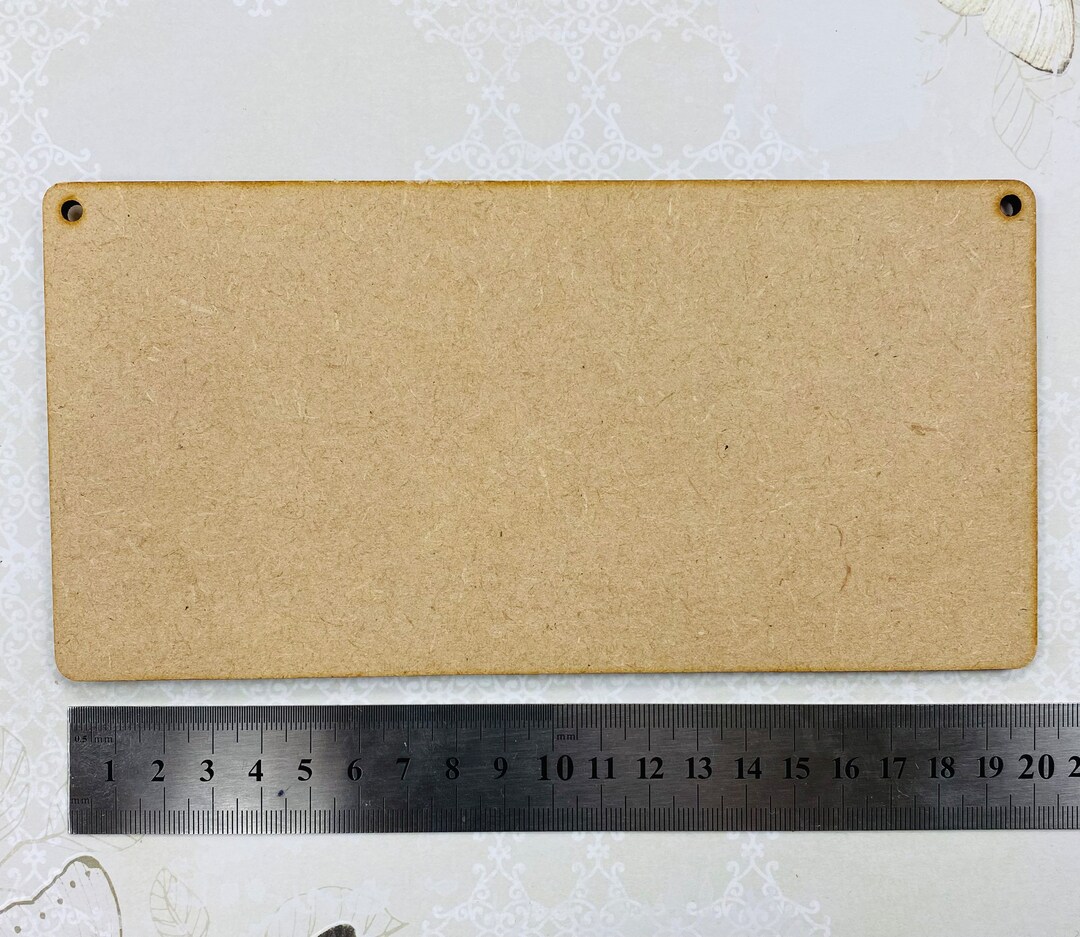 Rectangular MDF Plaque 20x10 Cm, Wooden Craft Shape Blanks - Etsy