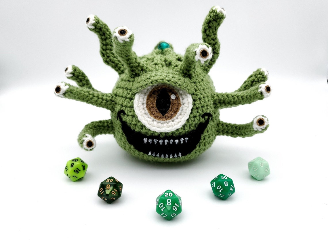 Plush Beholder Dice Bag PATTERN ONLY | Etsy