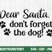 Christmas Dog SVG File - DXF PNG Clipart Instant Digital Download - Svg ...