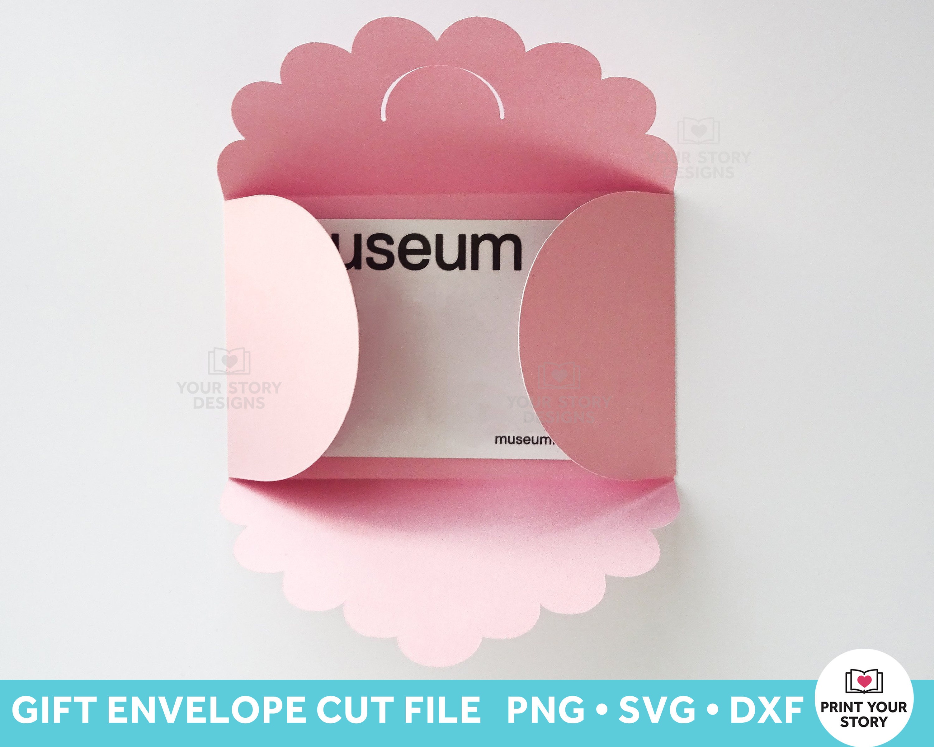 Gift Card Holder SVG, Gift Envelope Cut File for Cricut and Silhouette ...