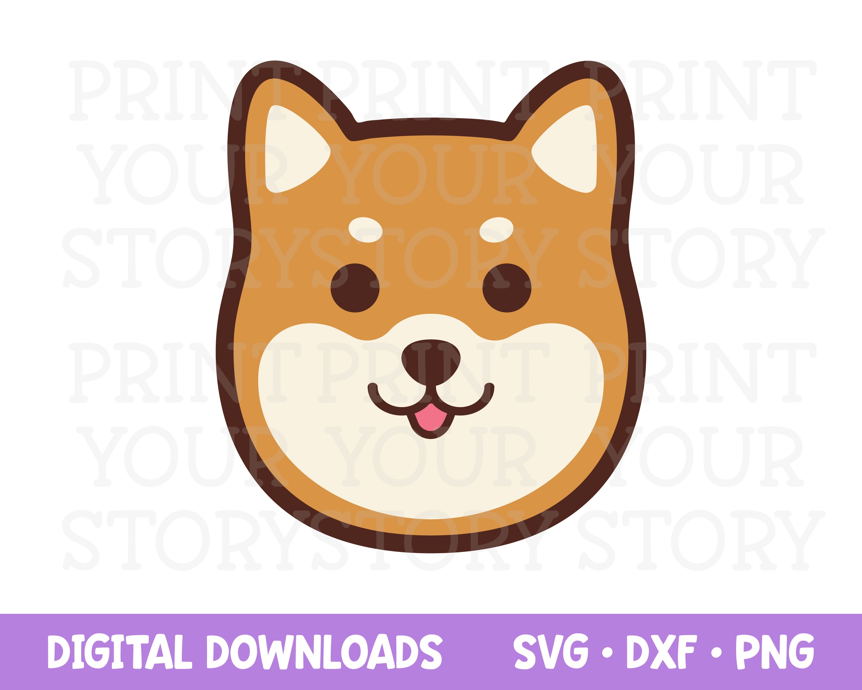 Shiba Inu SVG files for Cricut Dog Svg Instant Digital | Etsy
