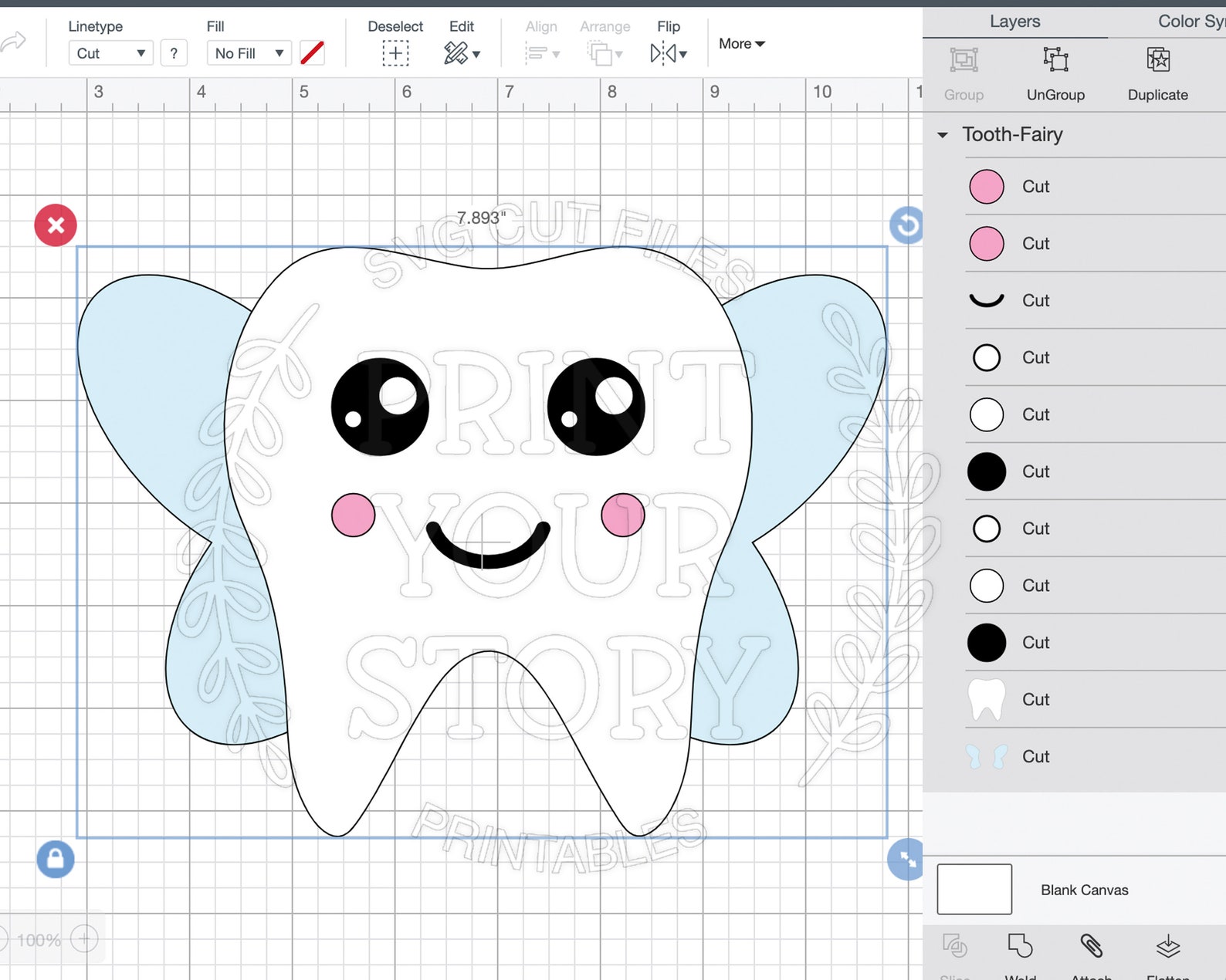 Tooth SVG Files for Cricut Tooth Fairy SVG Teeth SVG | Etsy