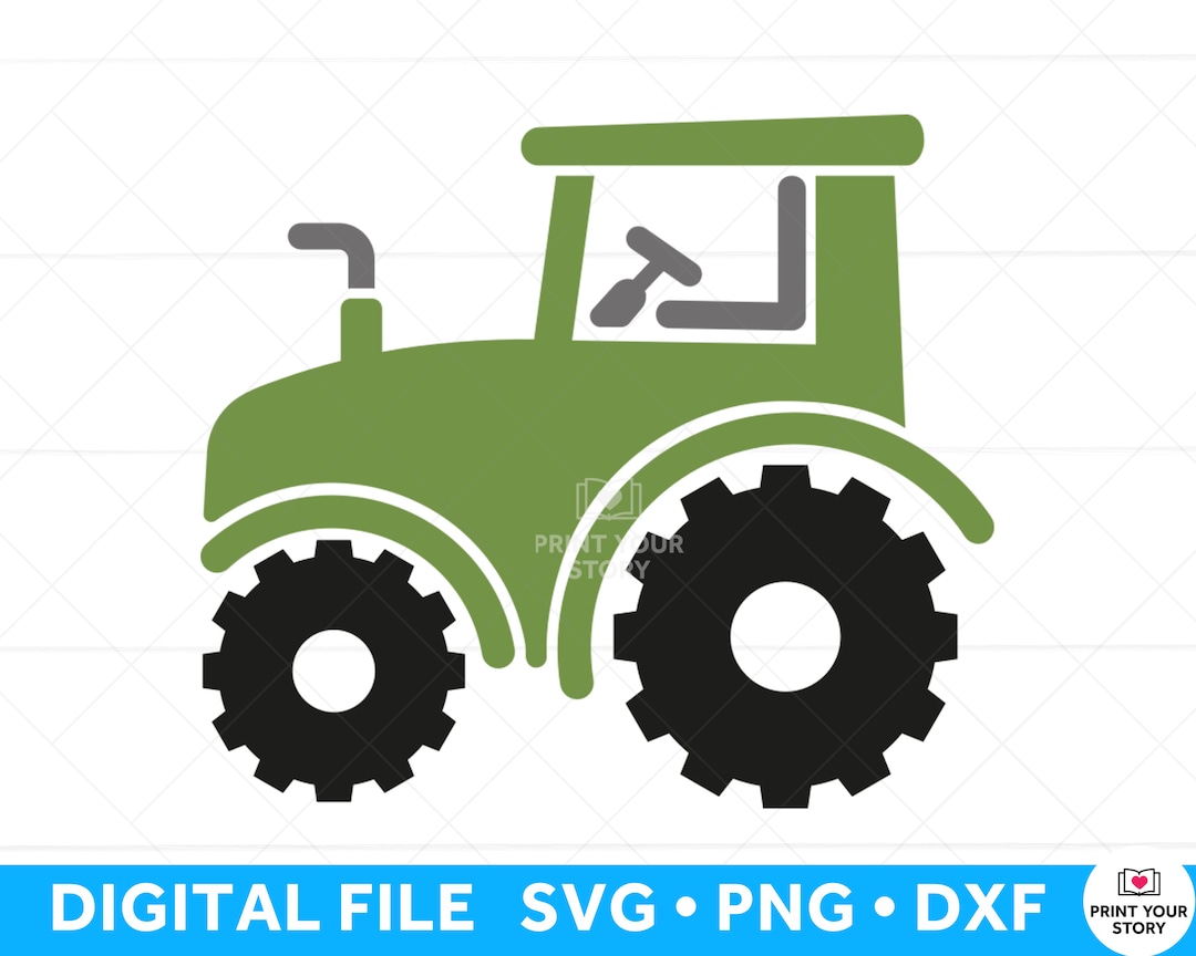 Tractor Svg, Farm SVG, Farm Cut File, Tractor Clipart, Cricut Cut File ...