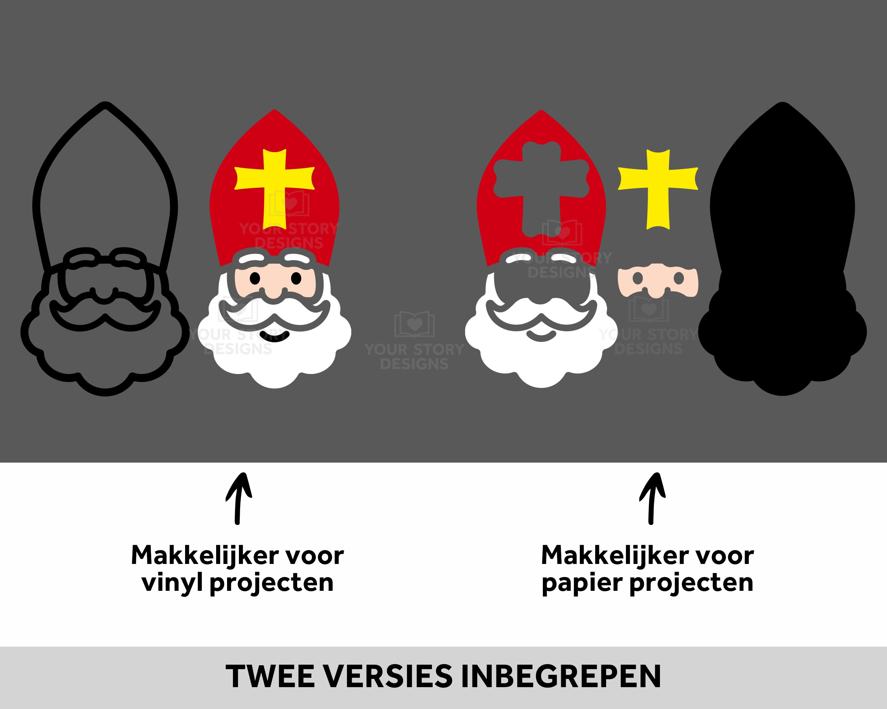 Sinterklaas Cut Files for Cricut and Silhouette Pakjesavond - Etsy