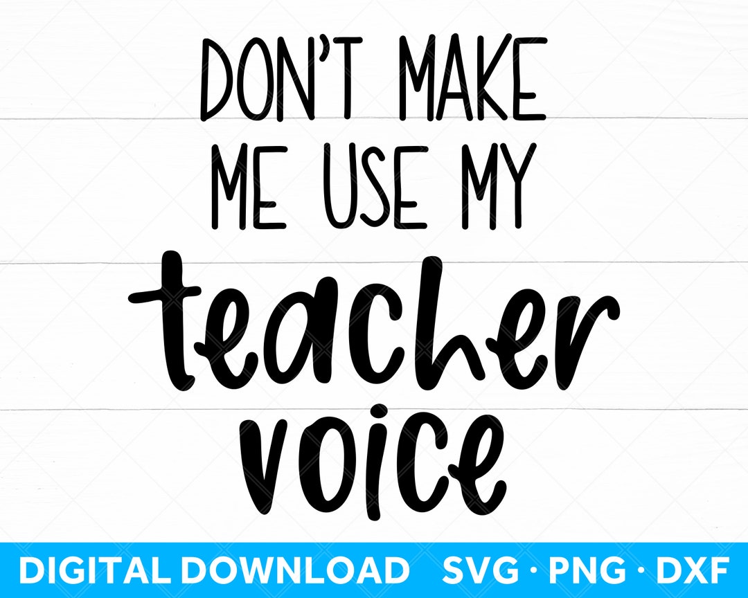 Funny Teacher SVG File for Cricut and Silhouette, Teacher Life SVG, Dxf ...