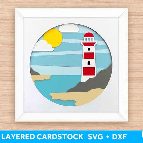 Sea Shadow Box SVG 3d Papercut SVG Layered Paper Art - Etsy